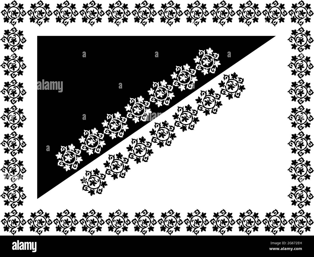 Rectangle border design concept of indian traditonal and cultural ...