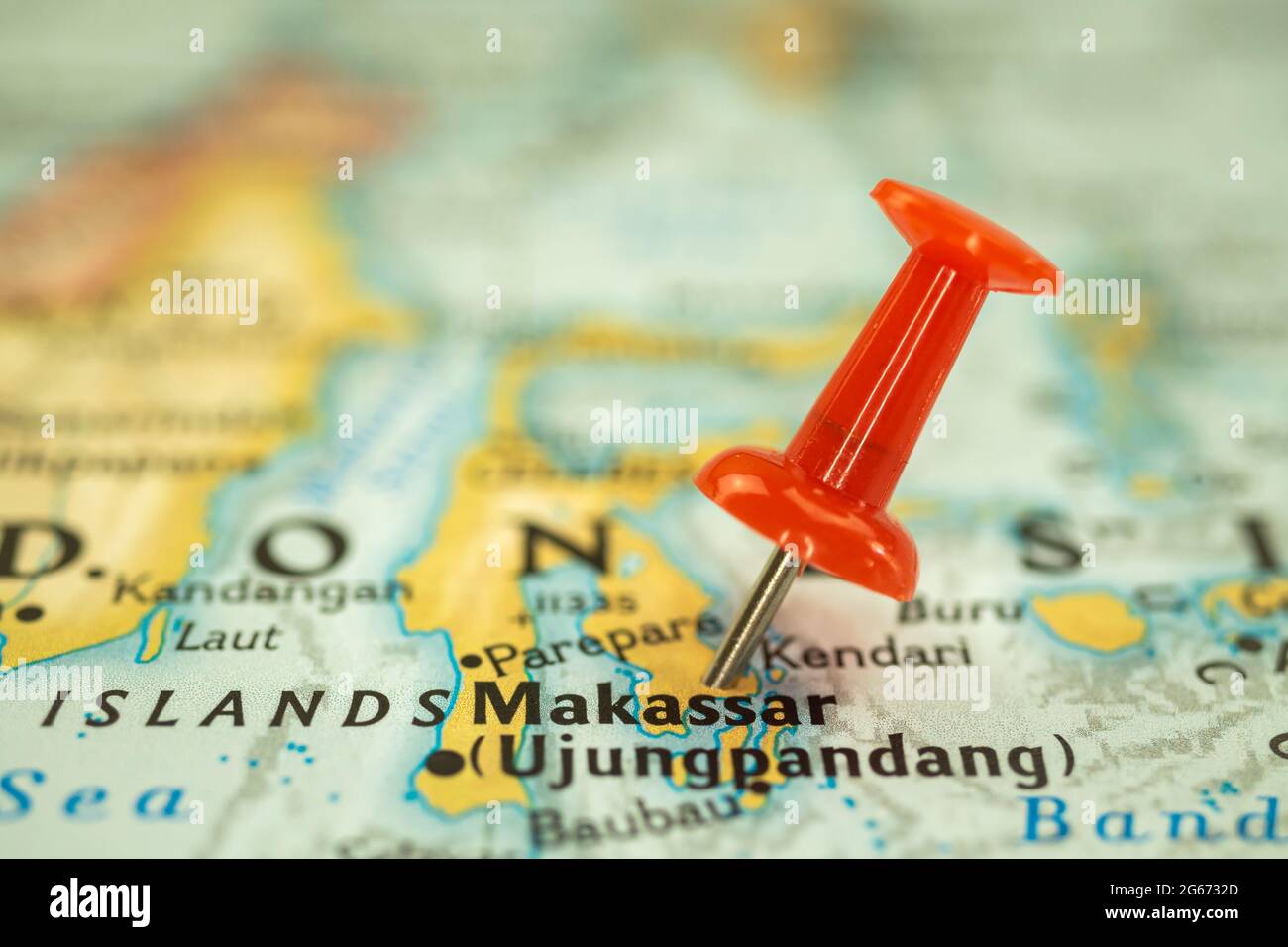 Map of makassar hi-res stock photography and images - Alamy