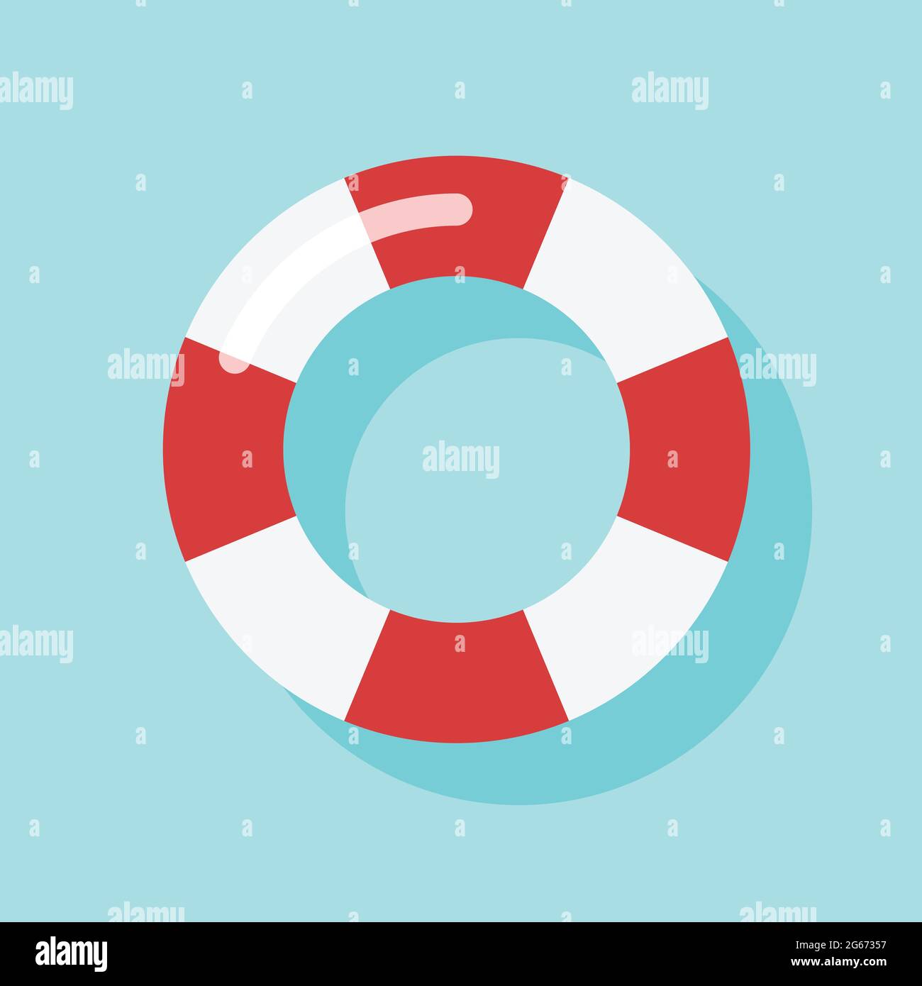 Red inner tube Stock Vector Images - Alamy