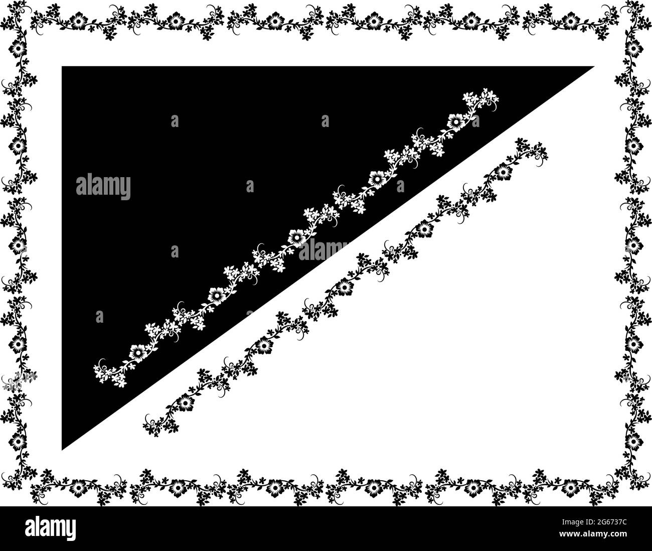 Rectangle border design concept of indian traditonal and cultural ...