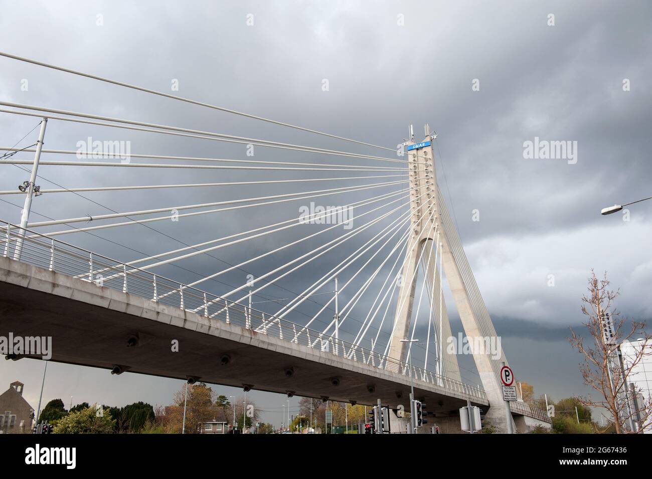 Luas Bridge, Dundrum, Dublin Stock Photo - Alamy