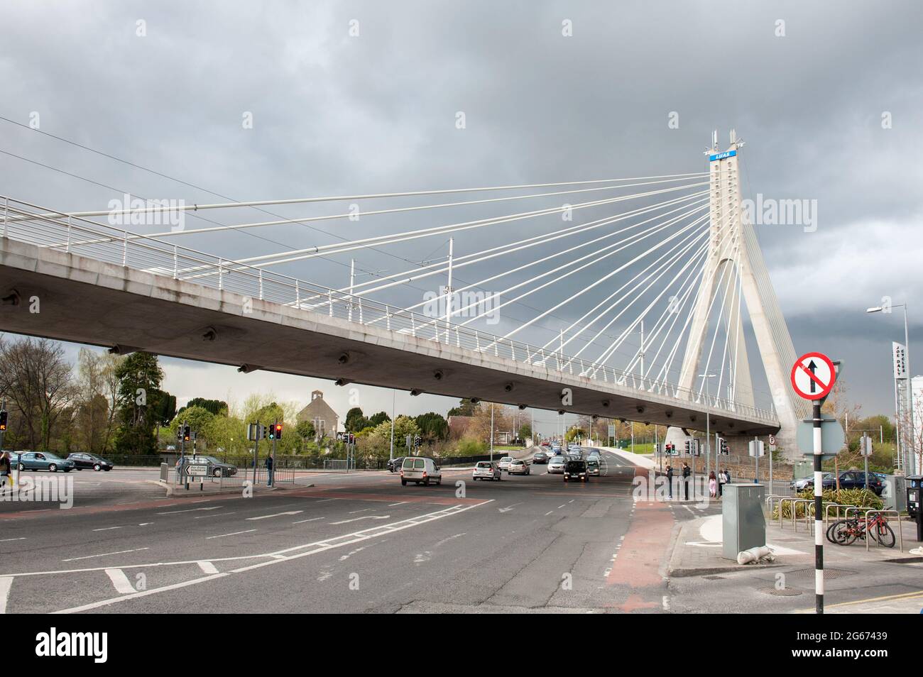 Luas Bridge, Dundrum, Dublin Stock Photo - Alamy