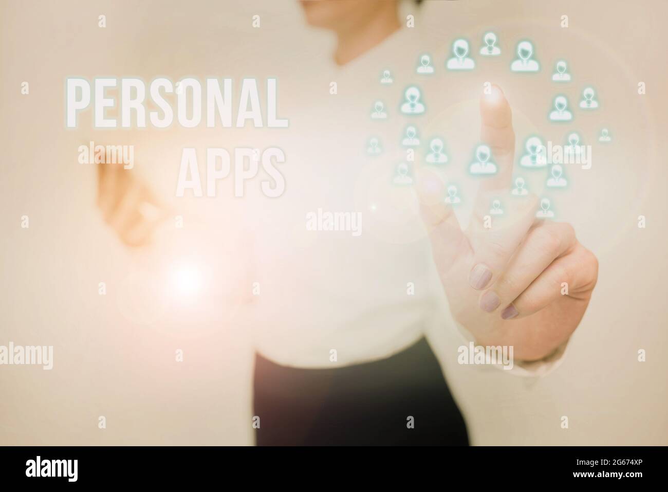 Hand writing sign Personal Apps. Business overview Organizer Online ...