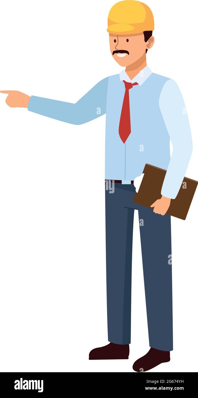 logistic supervisor character Stock Vector Image & Art - Alamy