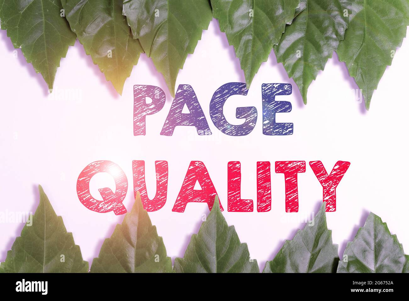 Conceptual display Page Quality. Concept meaning Effectiveness of a ...