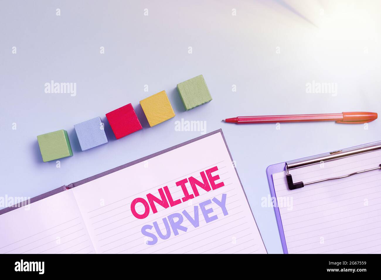 Handwriting text Online Survey. Business showcase Reappraisal Feedback ...
