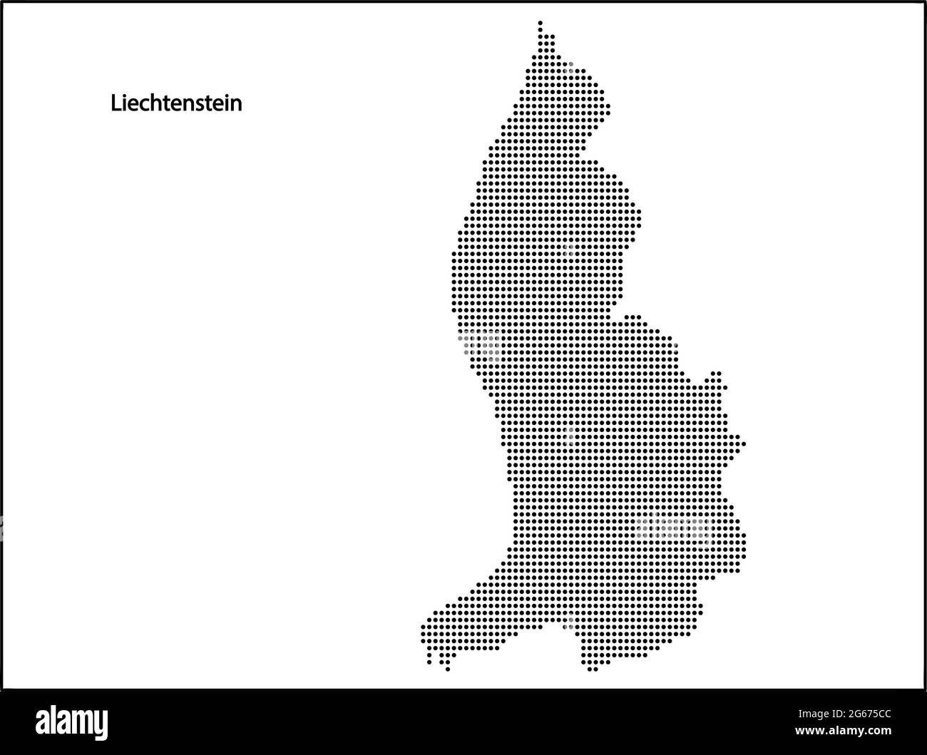 Vector halftone Dotted map of Liechtenstein country for your design ...