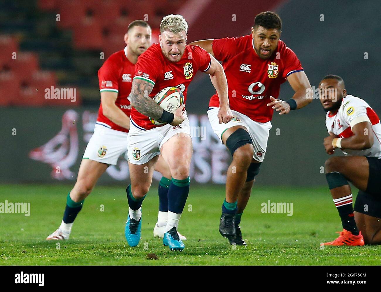 British & Irish Lions' Stuart Hogg in action during the Vodafone Lions ...