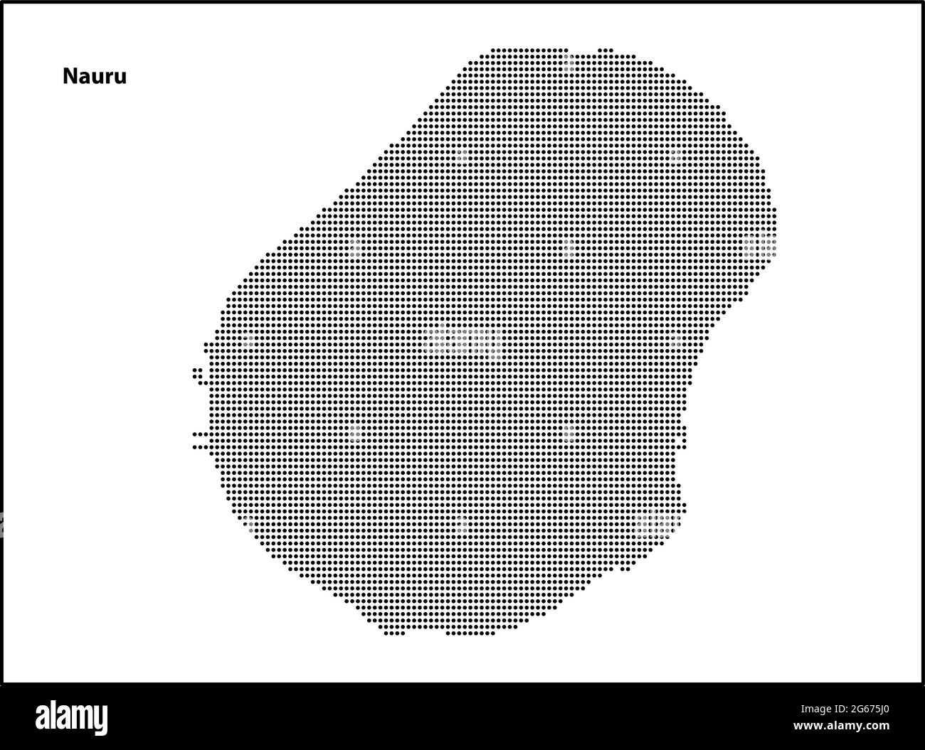 Vector halftone Dotted map of Nauru country for your design, Travel Illustration concept Stock ...