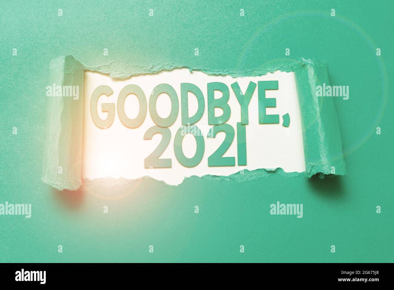 Text showing inspiration Goodbye 2021. Business showcase New Year Eve ...