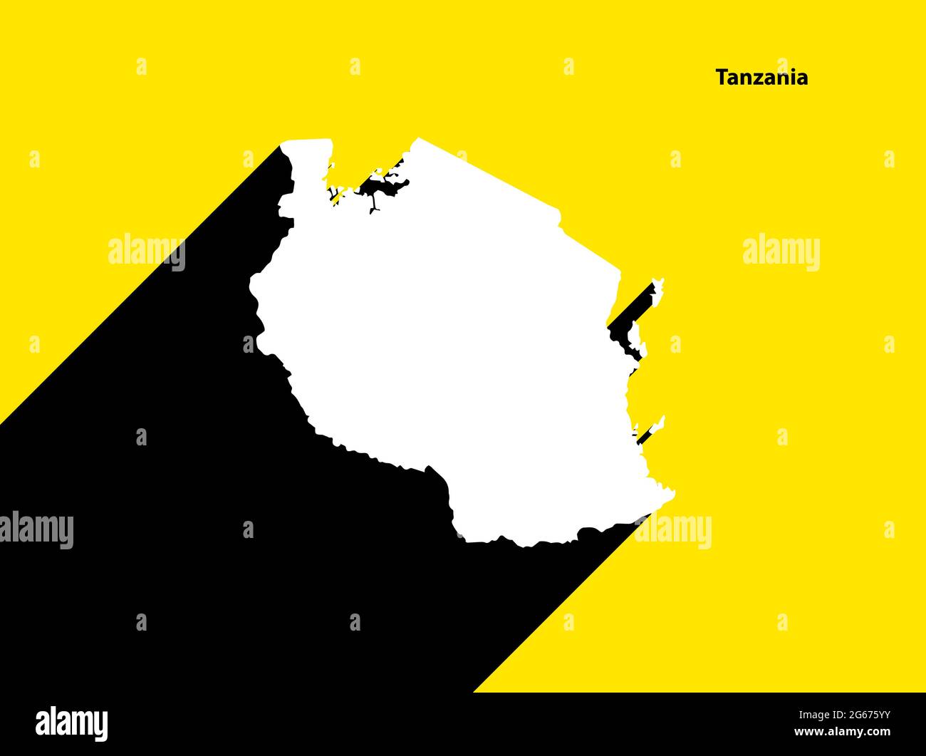 Tanzania map Stock Vector Images - Alamy