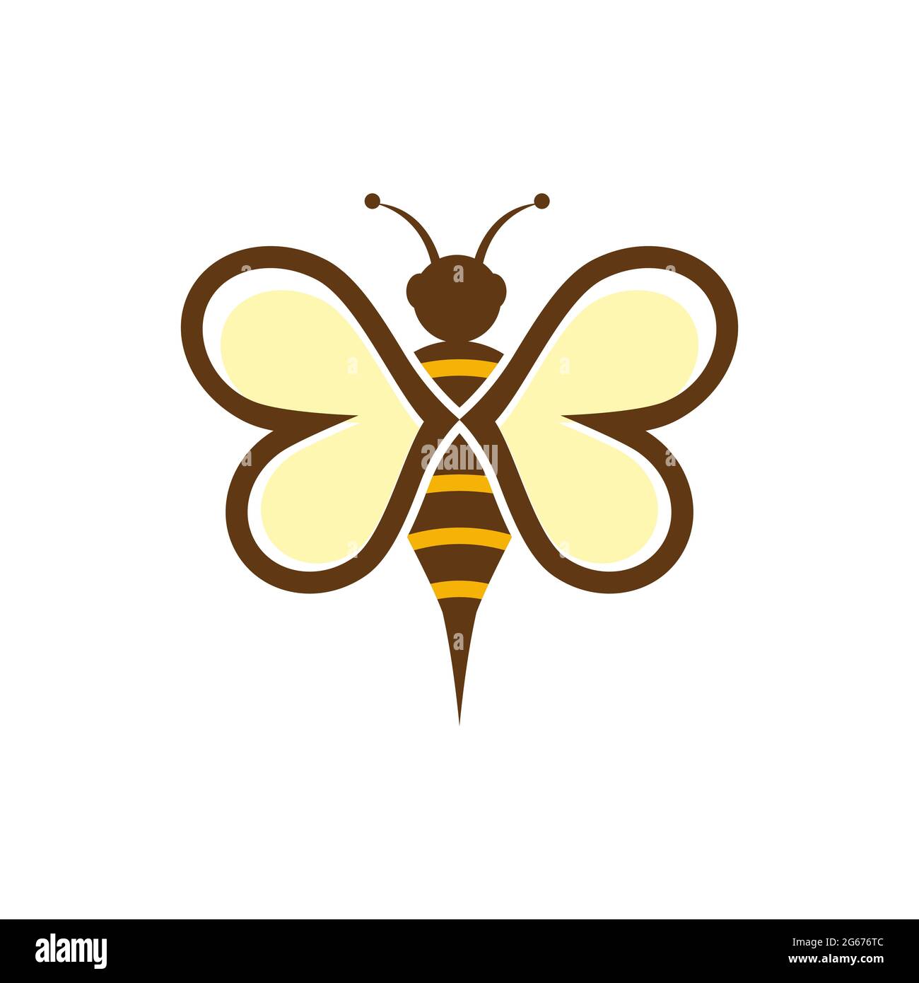 Bee vector vectors hi-res stock photography and images - Alamy