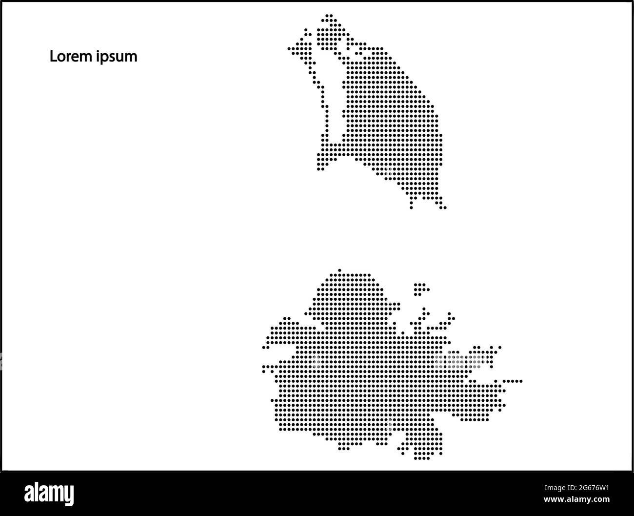 Vector halftone Dotted map of Antigua and Barbuda country for your design, Travel Illustration ...