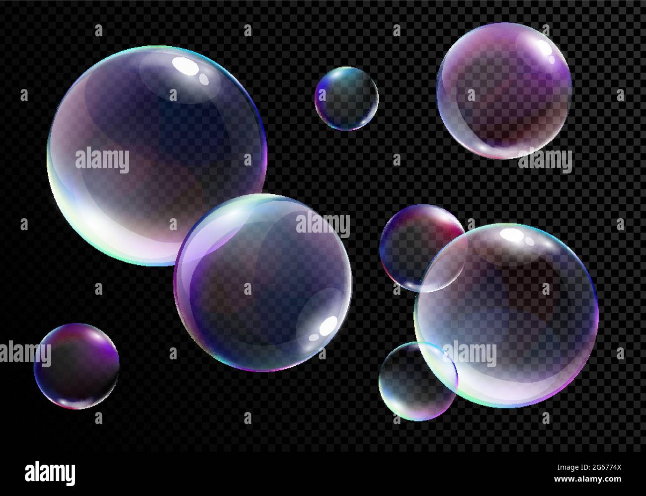 Rainbow illustration set hi-res stock photography and images - Alamy