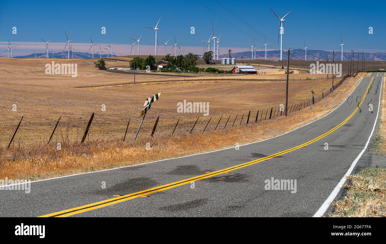 The Shiloh wind power plant is a wind farm in the Montezuma Hills of ...