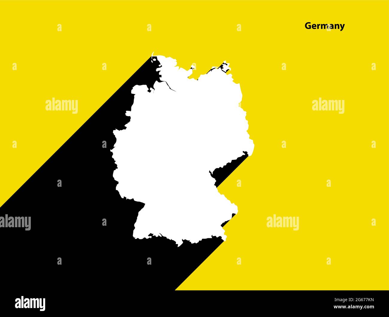 Retro germany map hi-res stock photography and images - Alamy