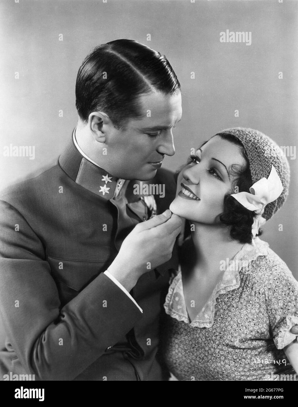 Portrait the smiling lieutenant with claudette colbert Black and White ...