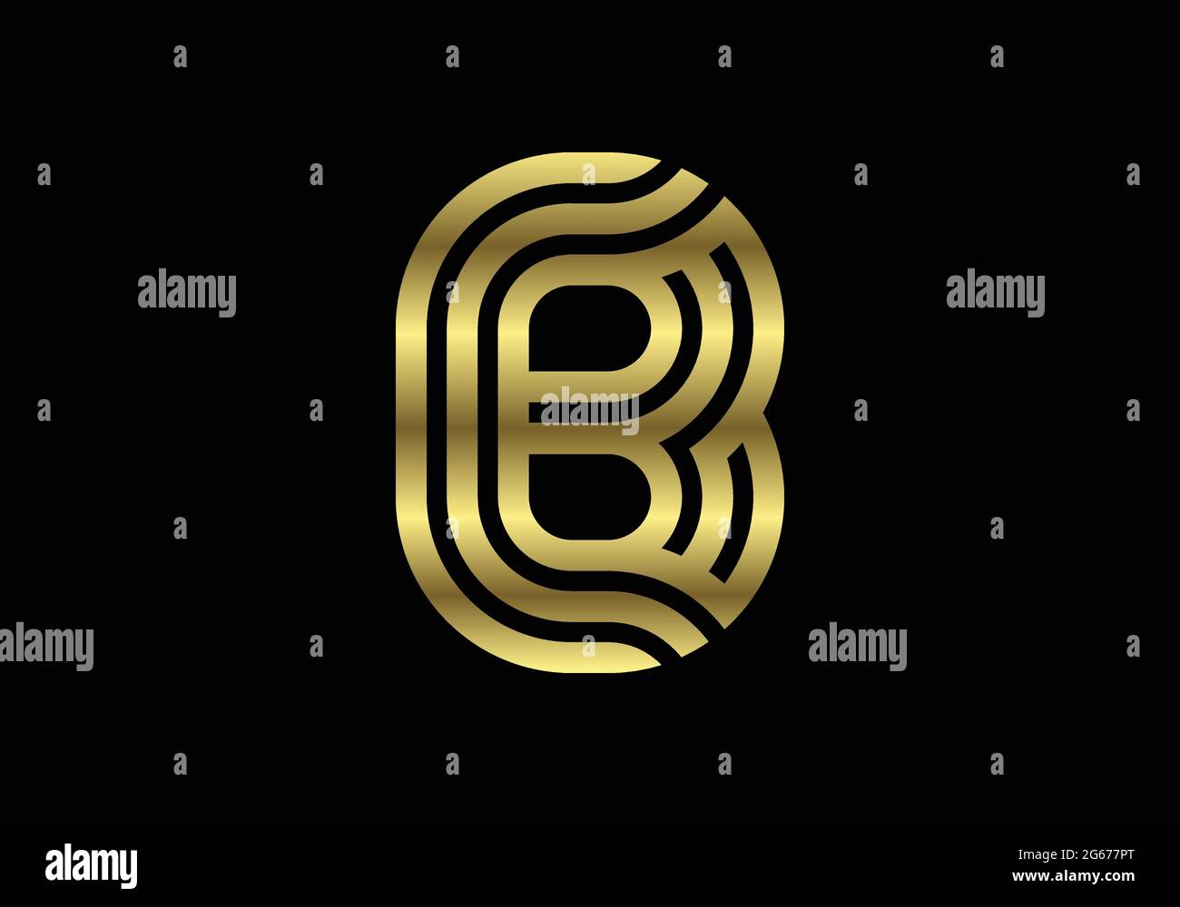 Letterb Stock Vector Images - Alamy