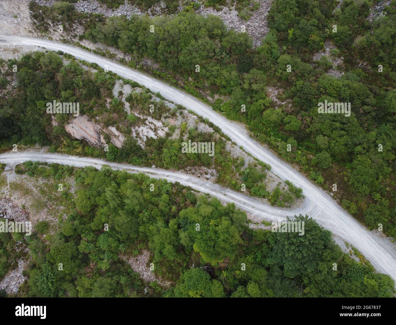 Slate quarry aerial hi-res stock photography and images - Alamy