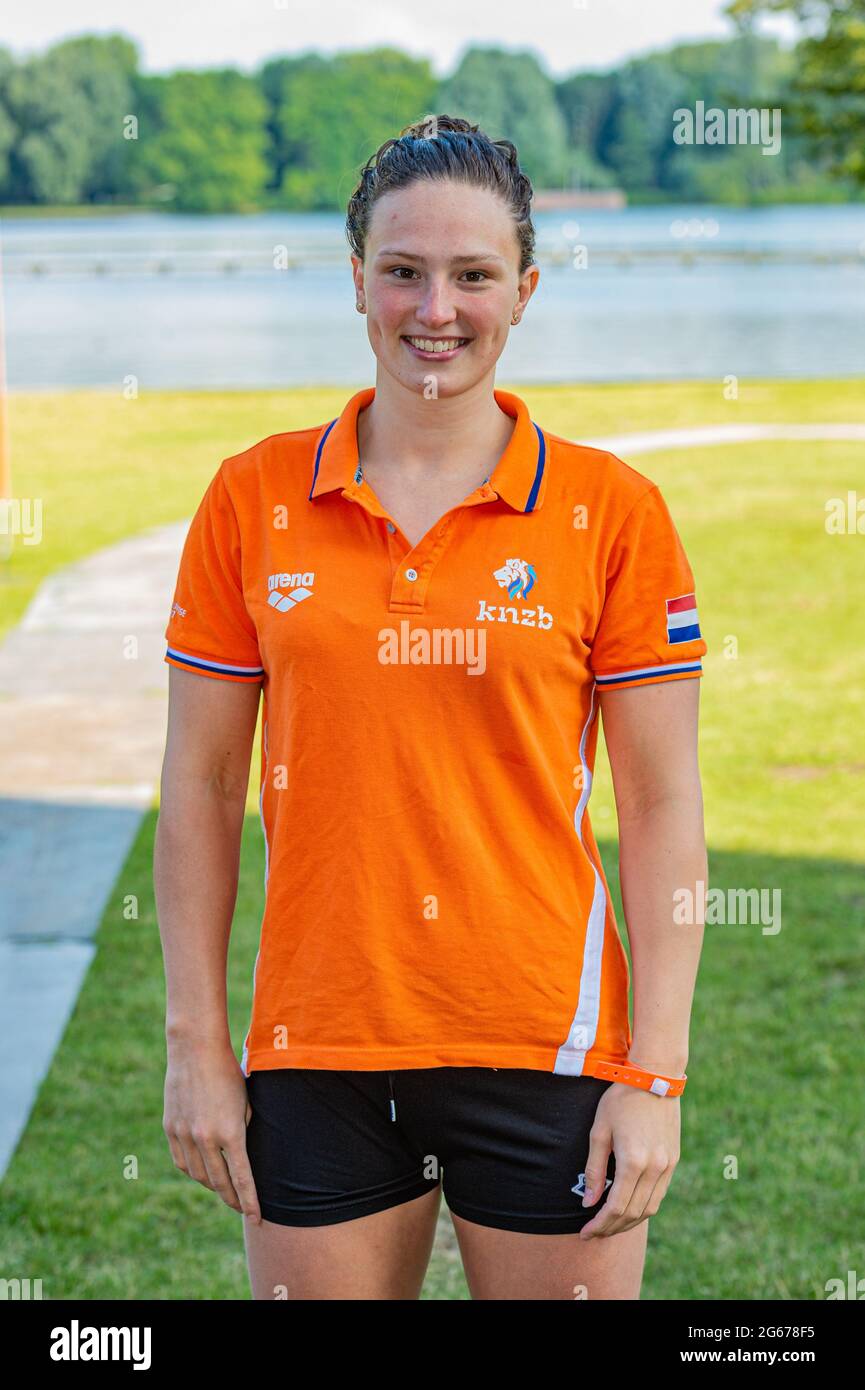 AMSTERDAM, NETHERLANDS - JULY 2: Kim Busch of The Netherlands poses for ...