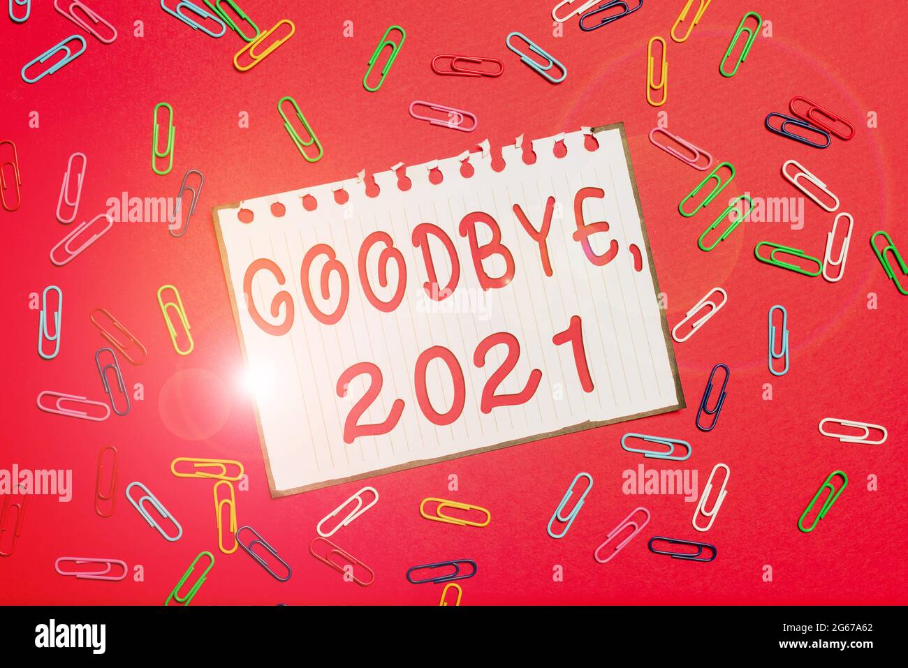 Text caption presenting Goodbye 2021. Business approach New Year Eve ...