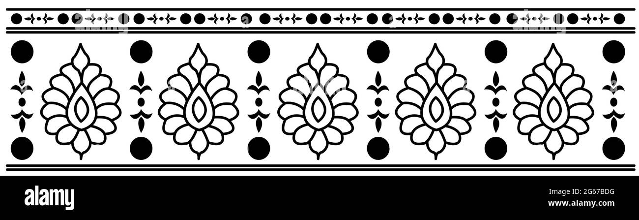 Design Patterns For Saree Borders