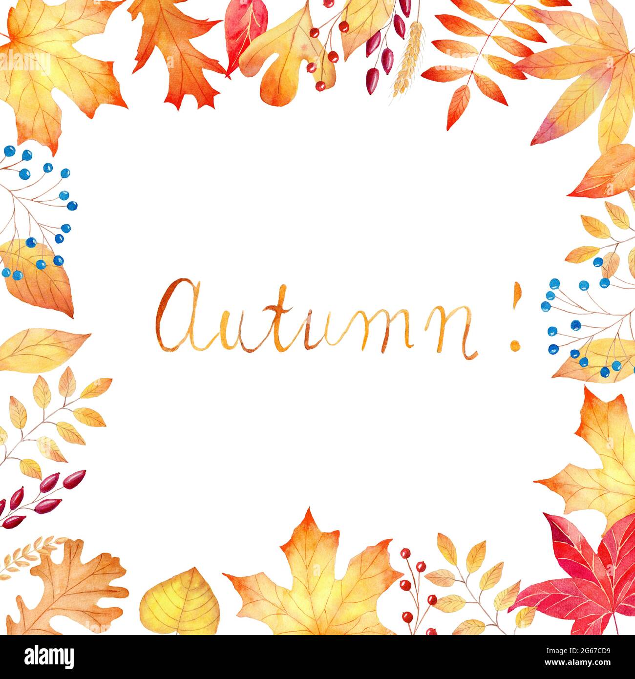 Autumn Leaves Border Clip Art Free