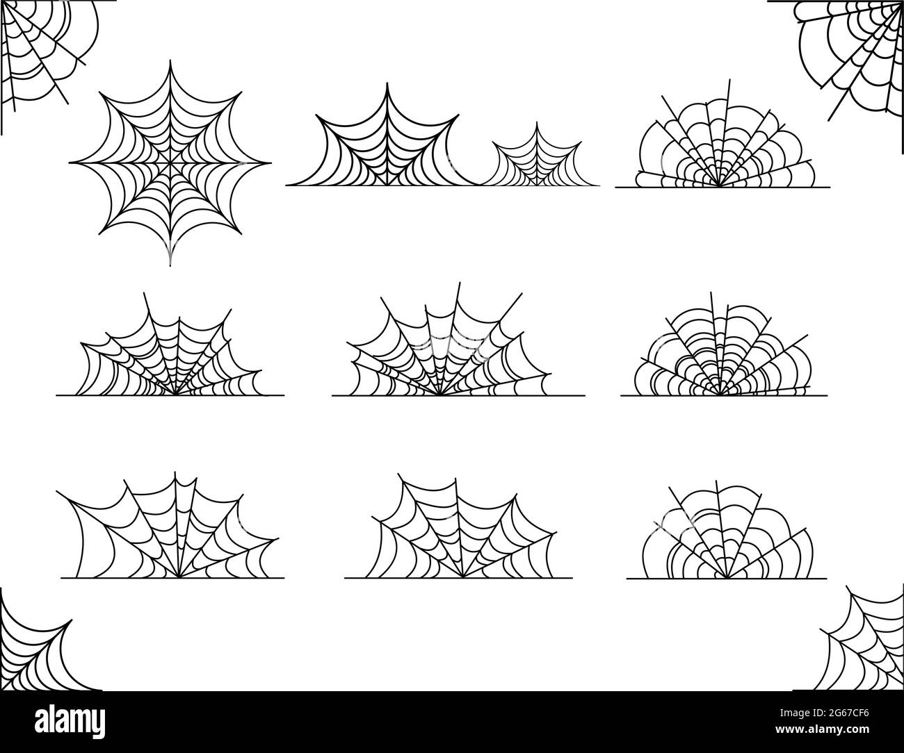 Spider web design Black and White Stock Photos & Images - Alamy