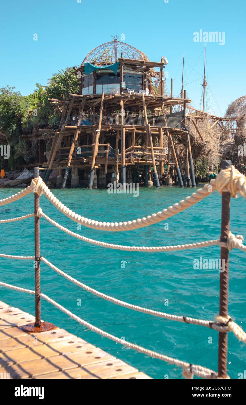 Observation Platform at Dolphin Reef Stock Photo - Alamy
