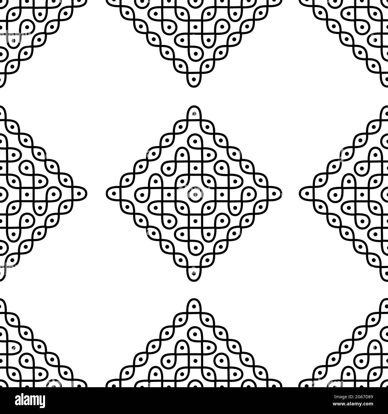 Indian Traditional and Cultural Rangoli or Kolam design concept of ...