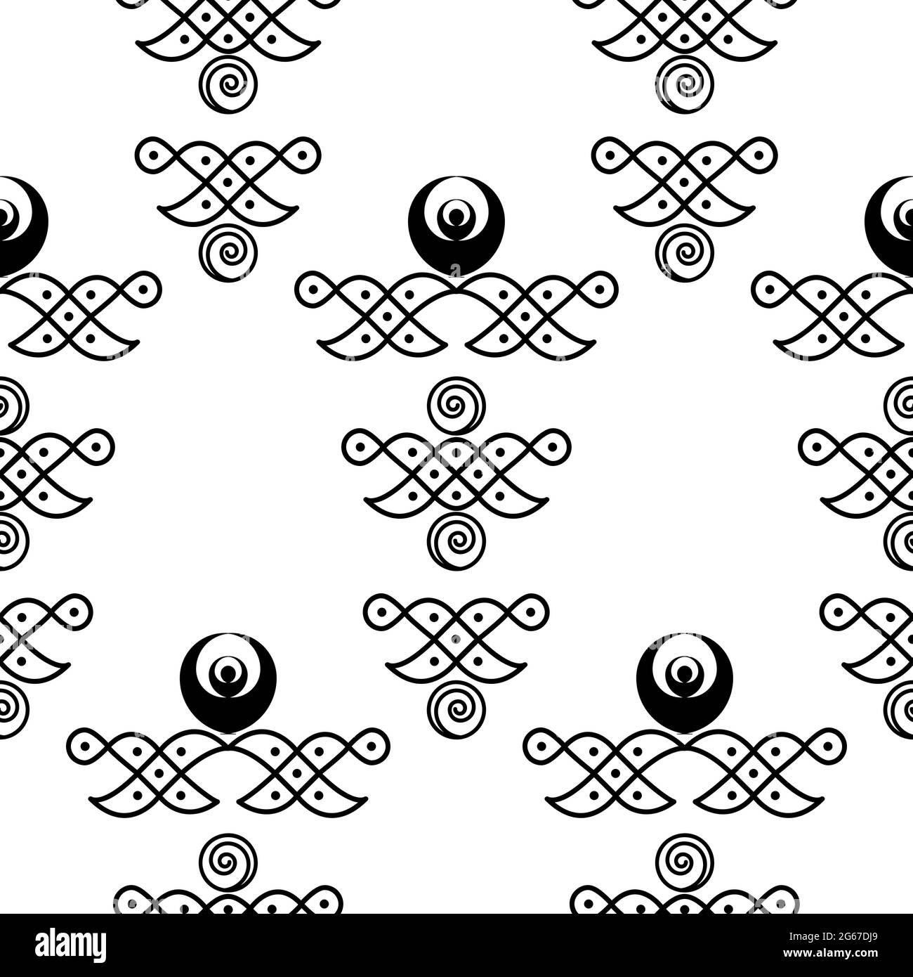 Kolam with dots hi-res stock photography and images - Alamy