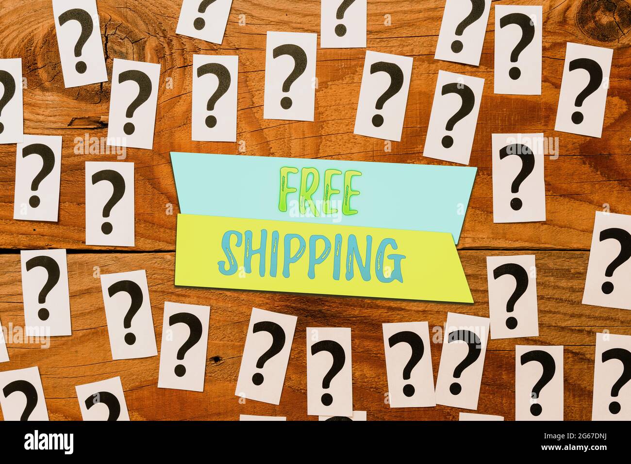 Text Caption Presenting Free Shipping Business Concept Retailing Strategy Primarily Used To