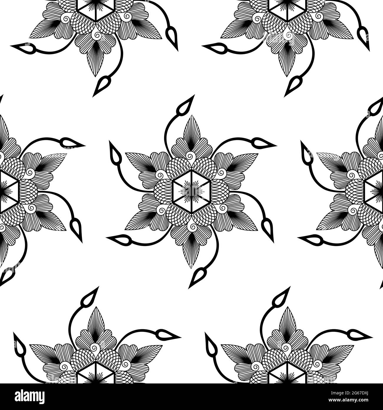 Indian Traditional and Cultural Rangoli mandala design concept of ...