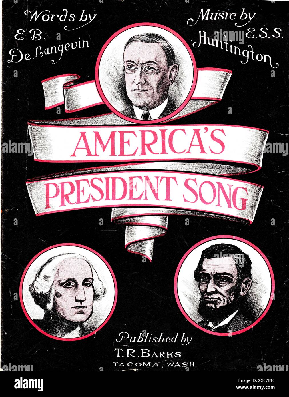 America's President Song, 1917 Sheet Music Stock Photo - Alamy