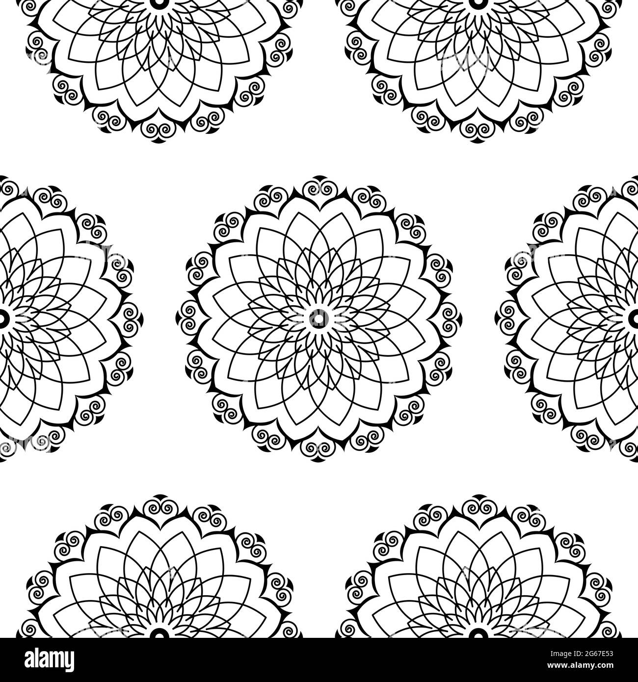 Indian Traditional and Cultural Rangoli mandala design concept of ...