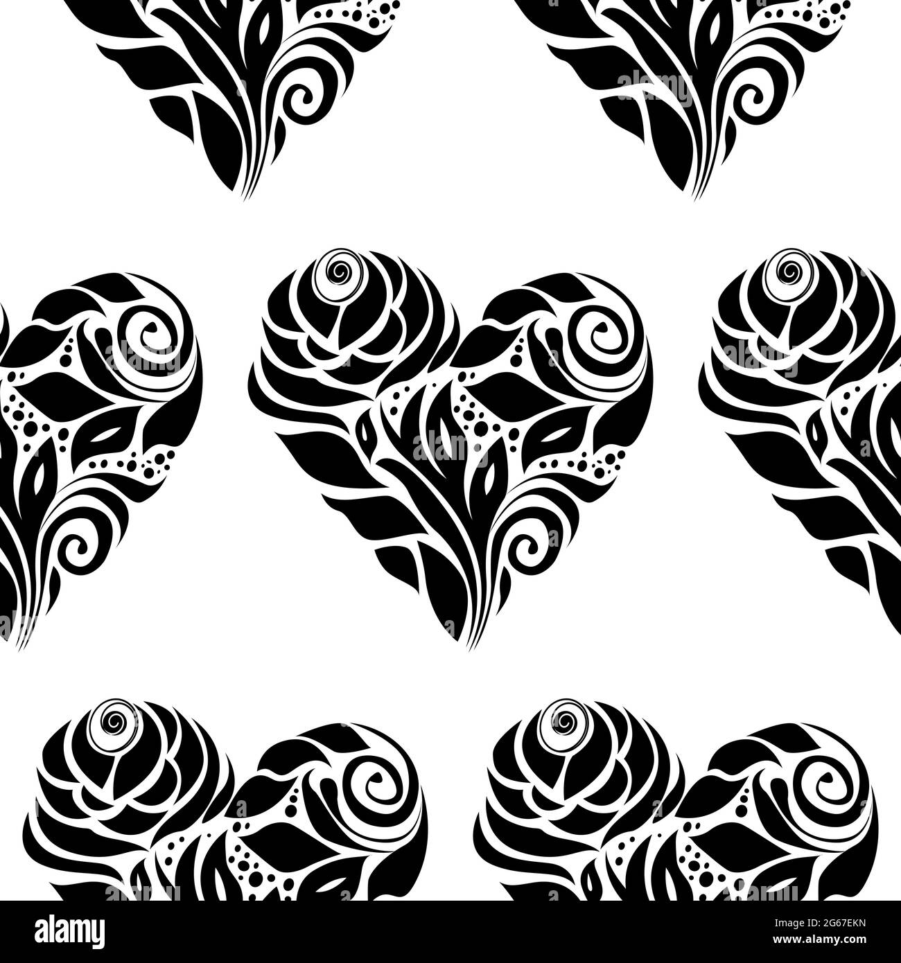 Heart shape of rose flower and leaves - Indian Traditional and Cultural ...