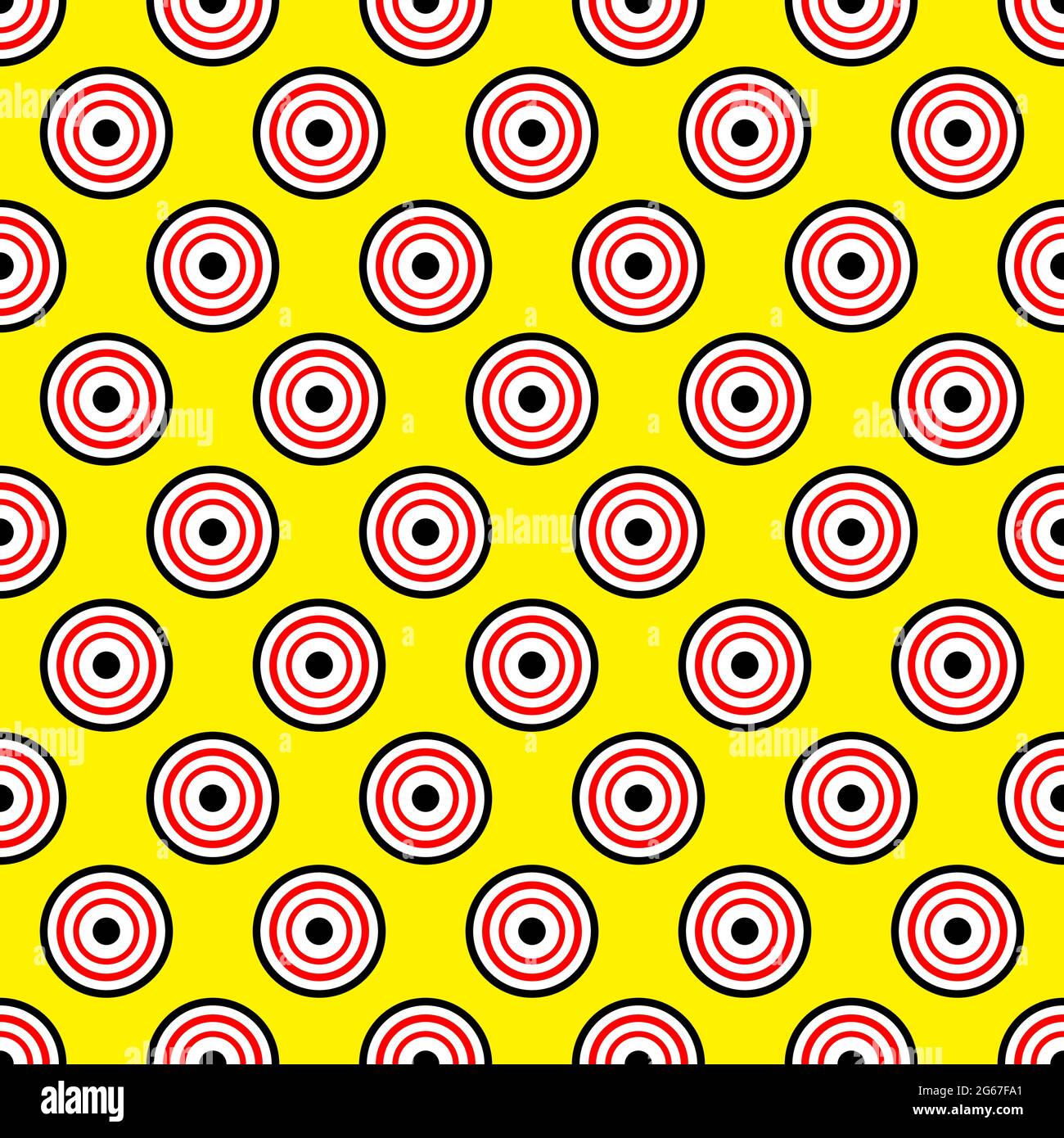 Archery seamless pattern - seamless texture with red target and ...