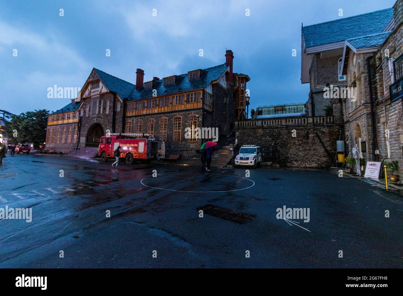 Various views of Shimla in monsoon Stock Photo - Alamy