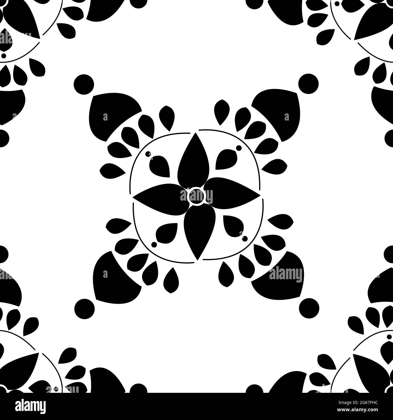 Indian Traditional and Cultural Rangoli mandala design concept of ...