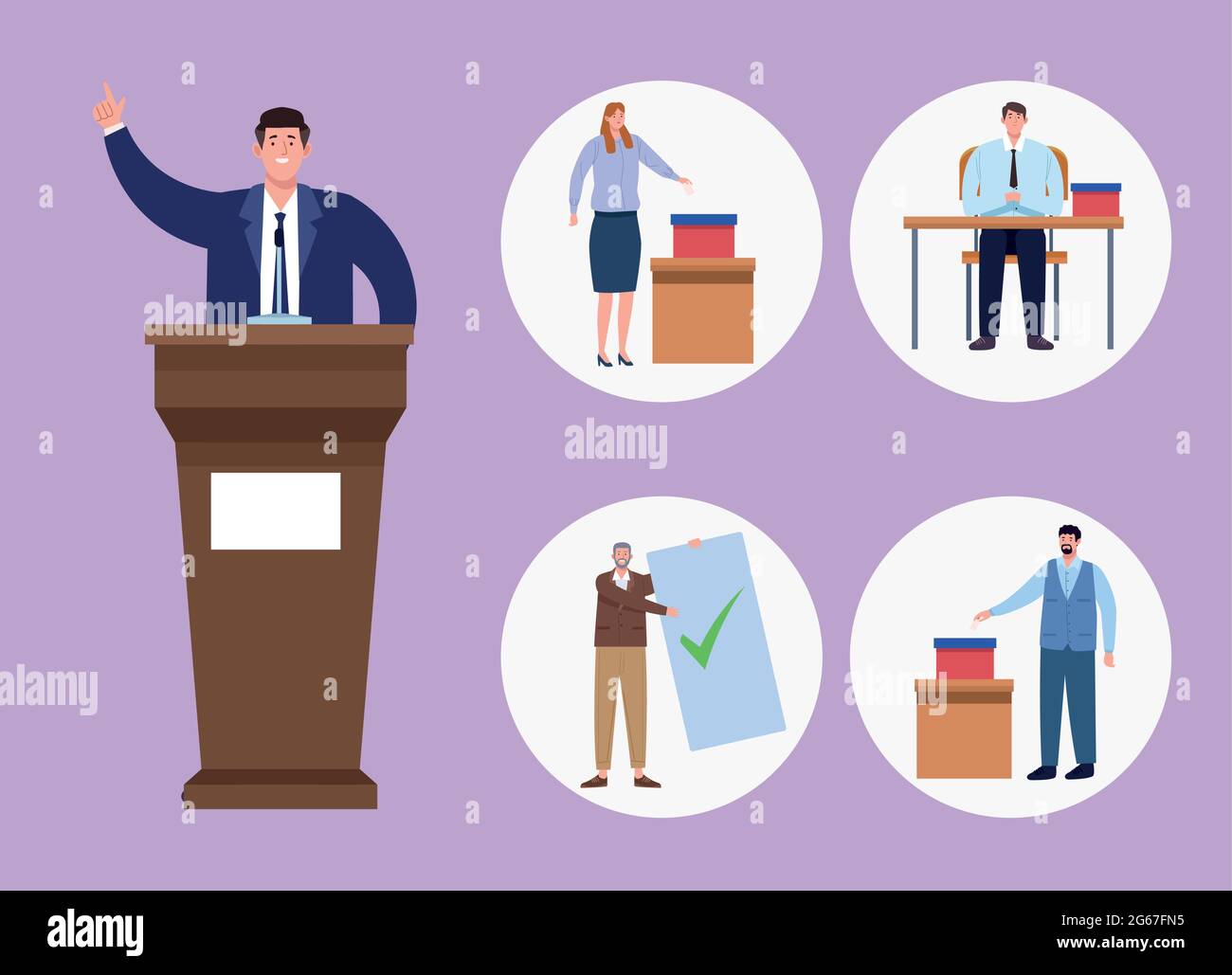 Five judges Stock Vector Images - Alamy