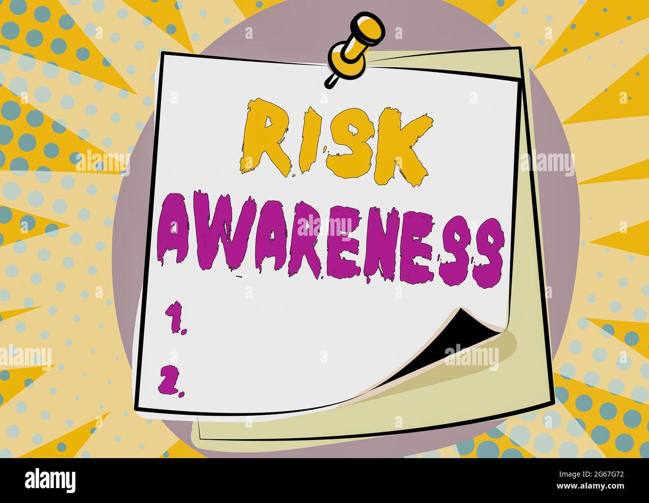 Text showing inspiration Risk Awareness. Conceptual photo recognizing ...