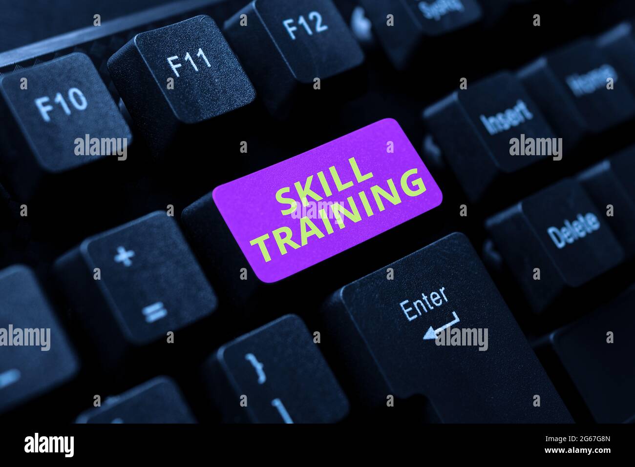 Handwriting text Skill Training. Business concept designed to gain and ...