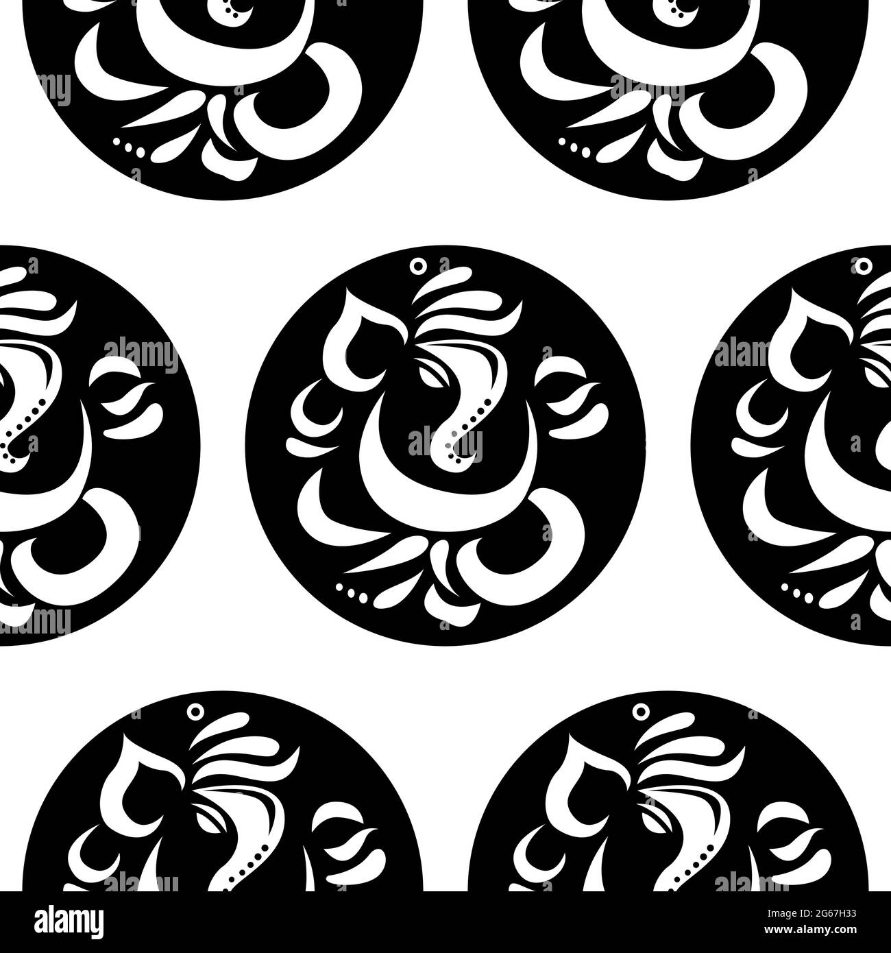 Indian hindhu god lord Ganesha design concept with flowers isolated on ...