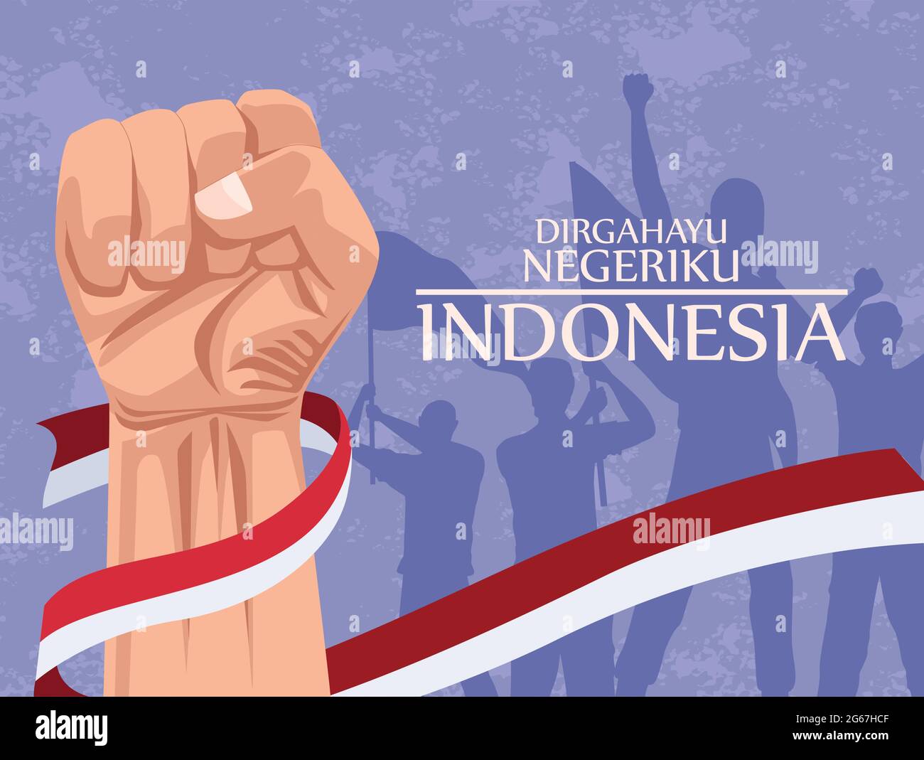 merdeka indonesia card Stock Vector Image & Art - Alamy