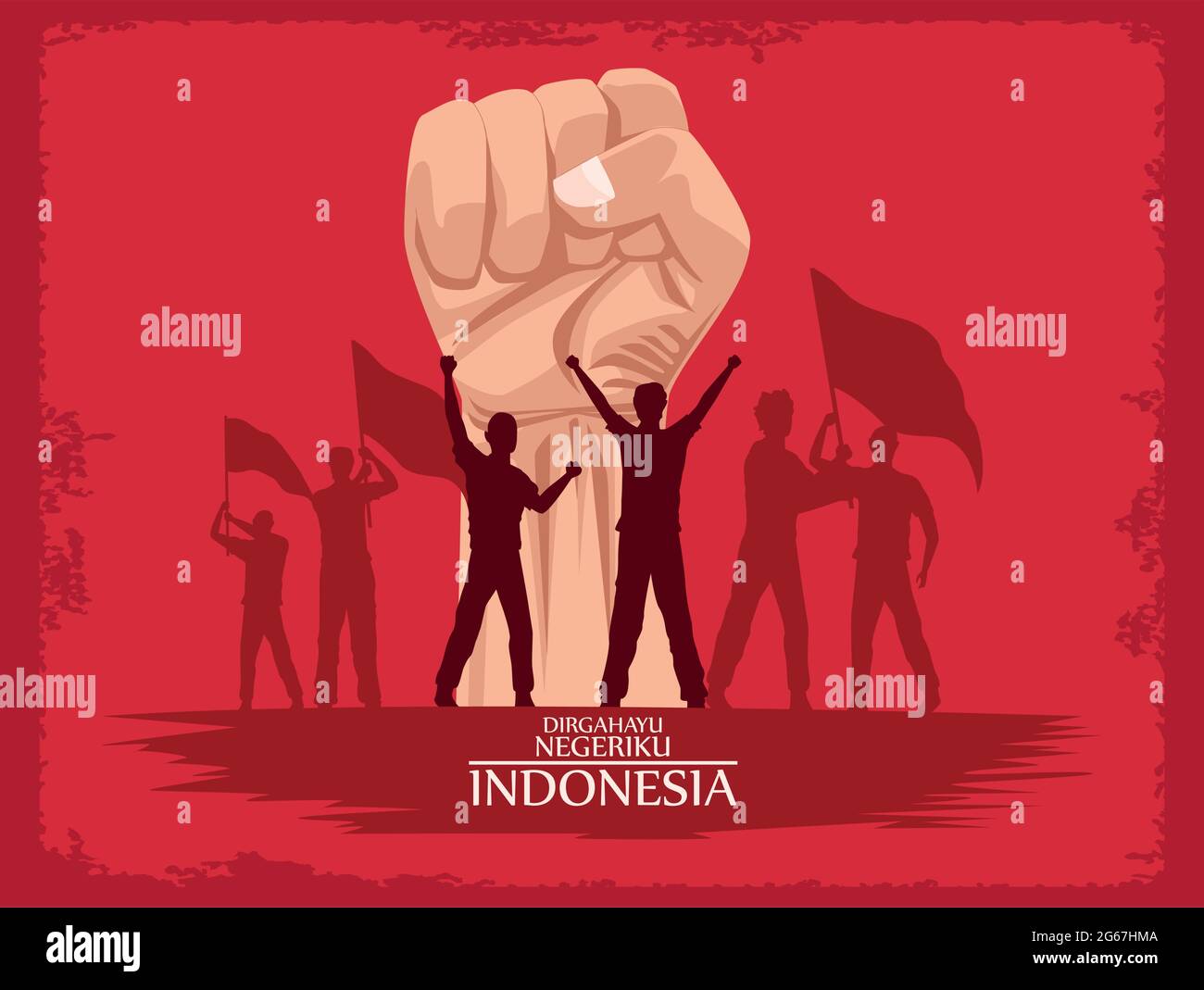 indonesia merdeka poster Stock Vector Image & Art - Alamy