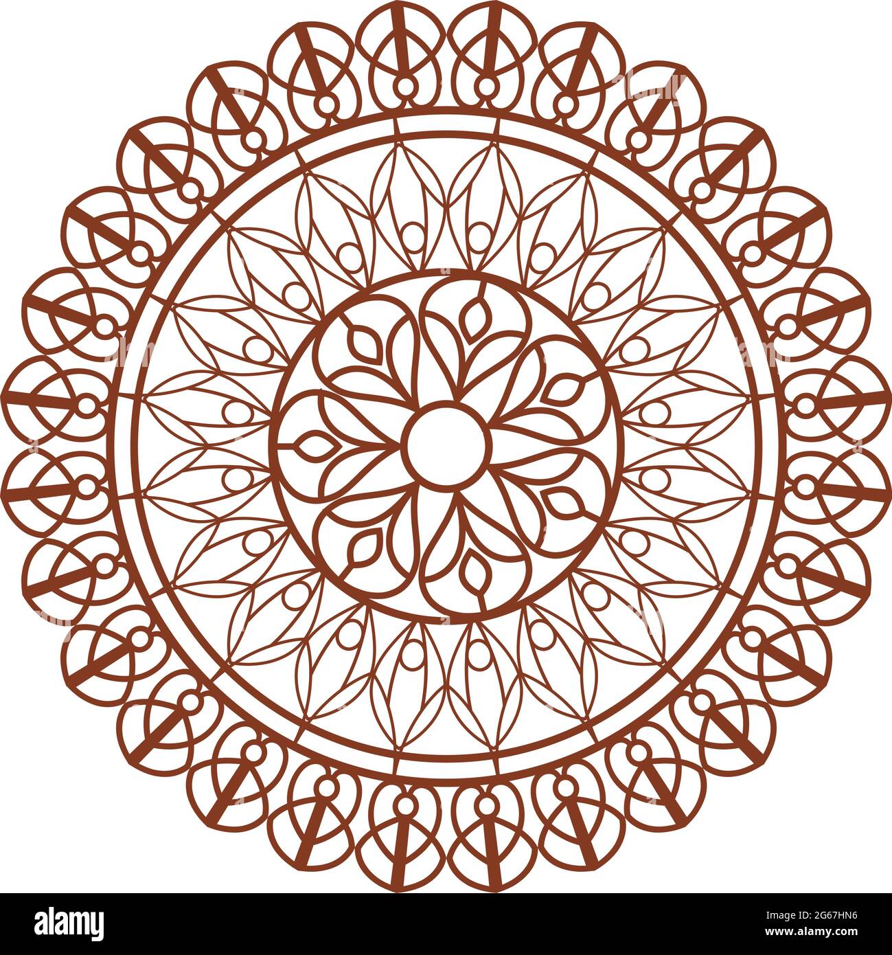 indian bronze mandala Stock Vector Image & Art - Alamy