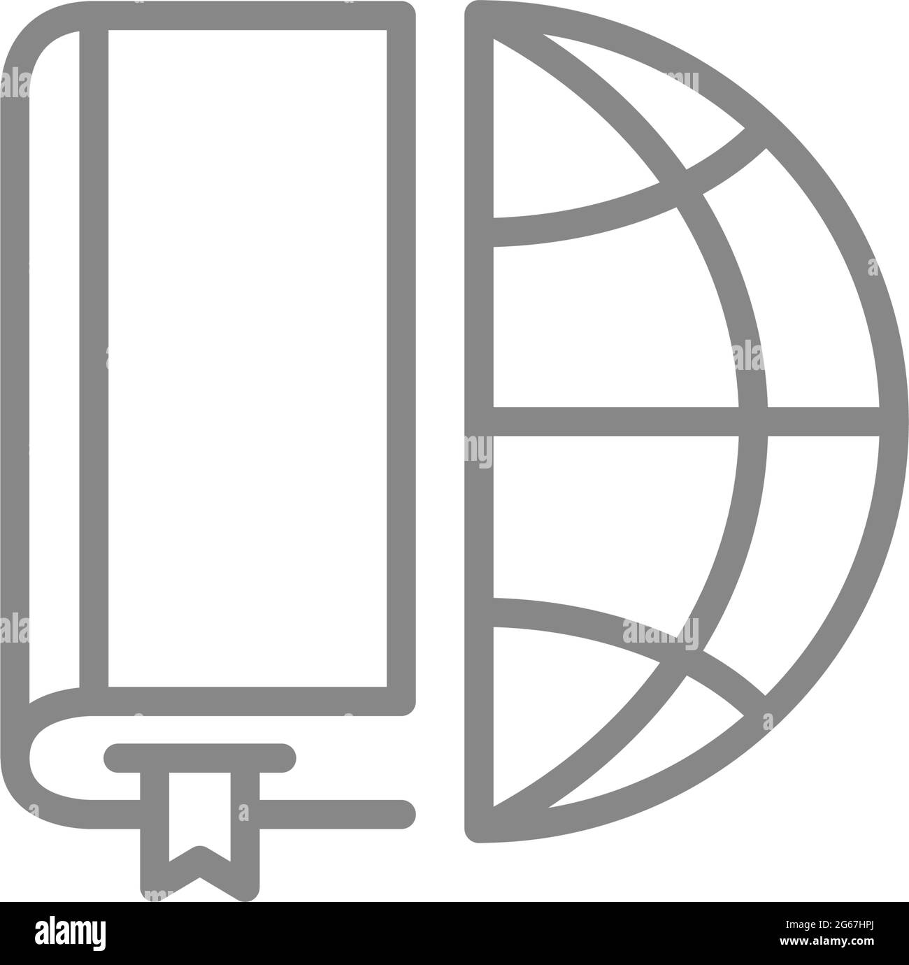 Globe reader Stock Vector Images - Alamy