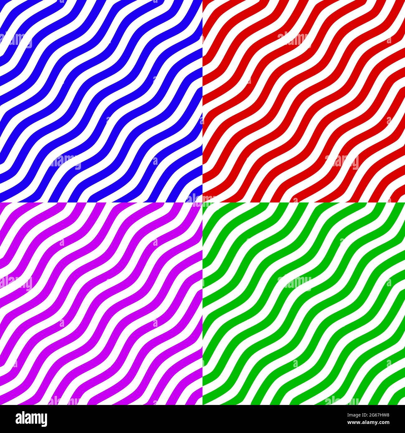 Vector wavy striped background of different colors Stock Vector Image ...