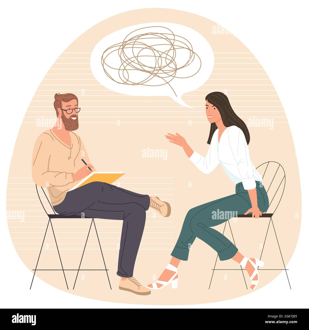 Patient doctor problem Cut Out Stock Images & Pictures - Alamy