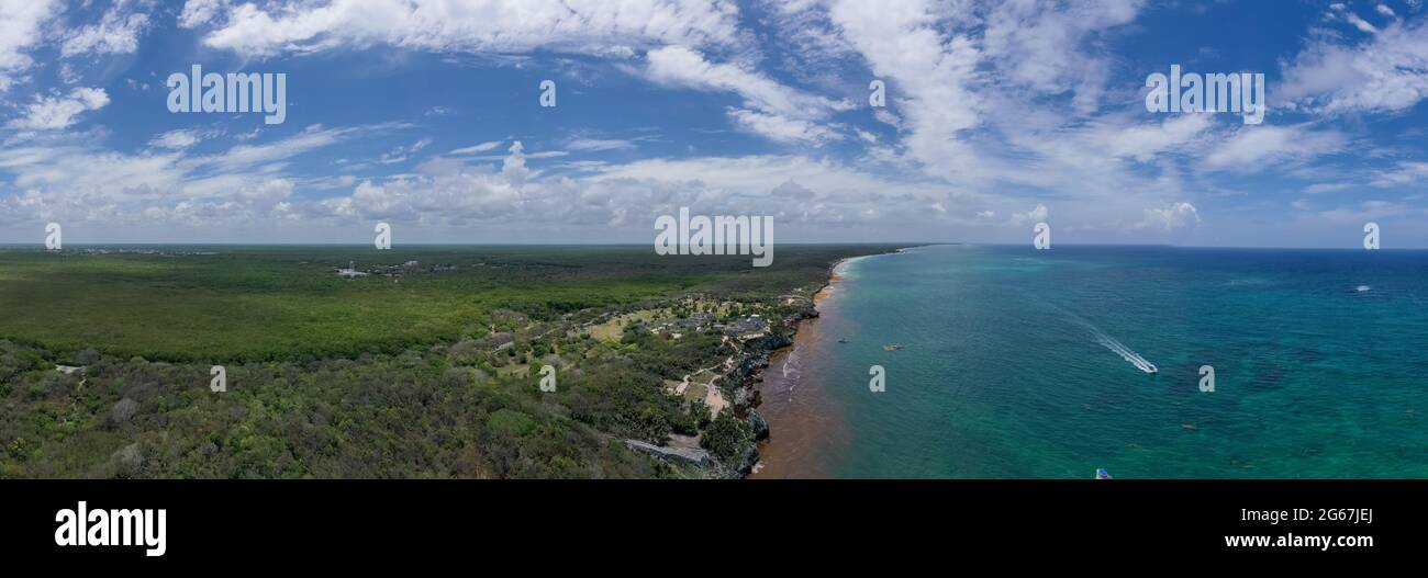 Aerial maya ruins in tulum hi-res stock photography and images - Alamy